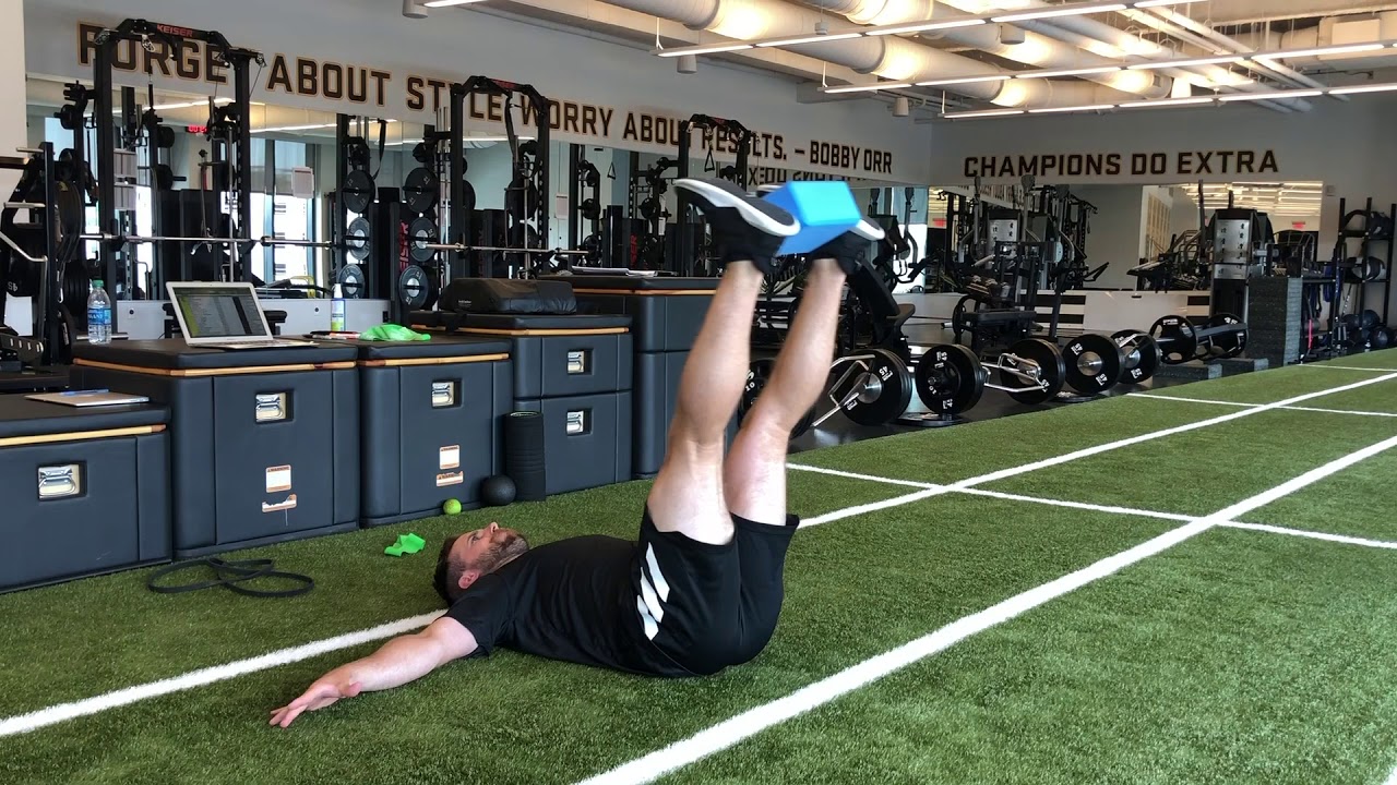 Double Leg Lower w/ Add. Squeeze - YouTube