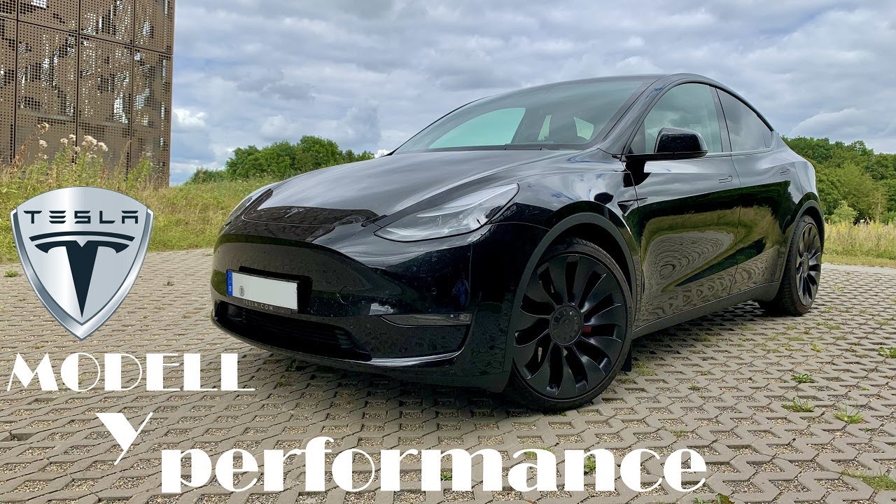 Tesla Model Y Performance | POV Testdrive | Interior & Exterior Design ...