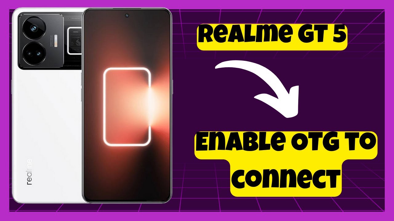 Enable OTG to connect Realme GT 5 || How to use OTG options || How to ...