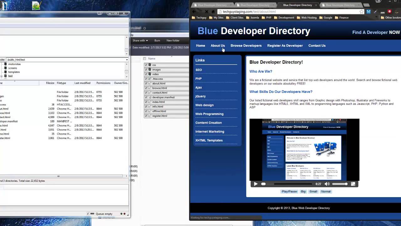 Blue Developer Directory - YouTube
