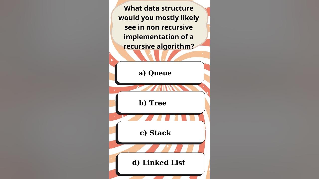 1000 Data Structure Multiple Choice Questions - Question 8 - YouTube