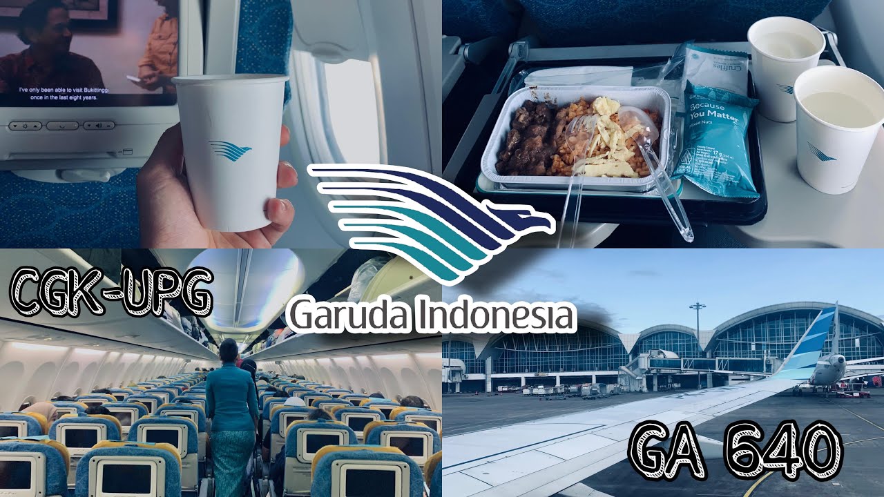 INTERIOR BARU GARUDA INDONESIA! || Penerbangan JAKARTA - MAKASSAR || GA ...