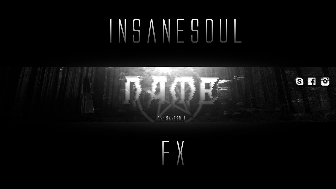 #1 PHOTOSHOP - Banner Horror Template! - YouTube