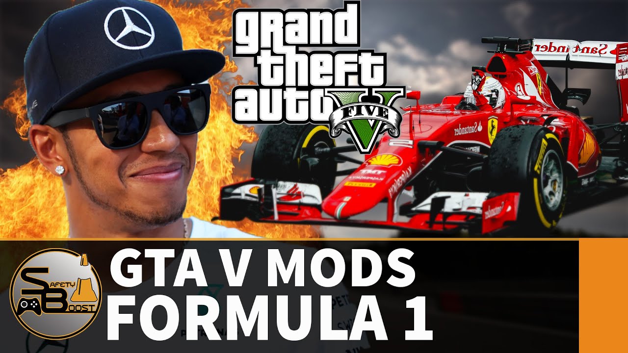 FORMULA 1 RACING in GTA V!! -GTA V PC Mod Gameplay - YouTube