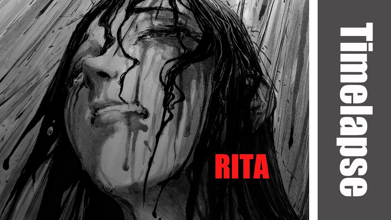 Drawing Rita ( form my manga JOVANTORE ) - Timelapse | Red Hawk - YouTube