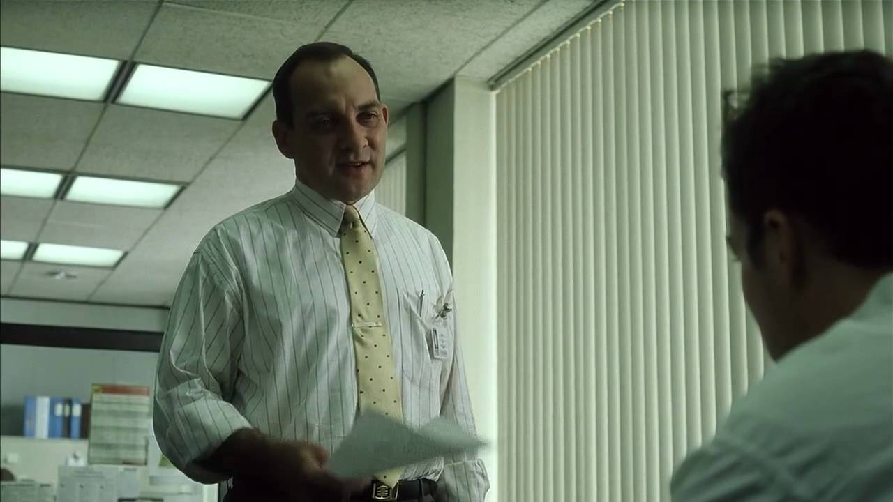 Fight Club (1999) Boss-Employee dialogue HD - YouTube