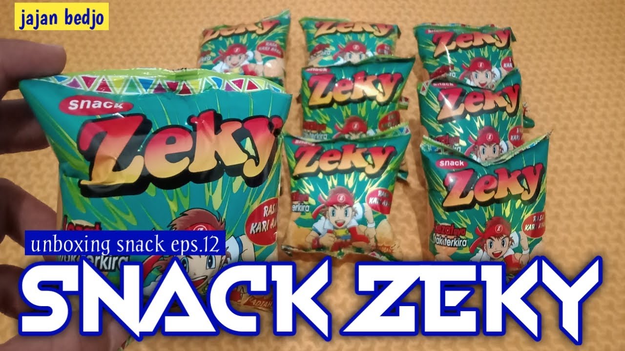 UNBOXING SNACK Eps.12 - UNBOXING SNACK ZEKY - YouTube