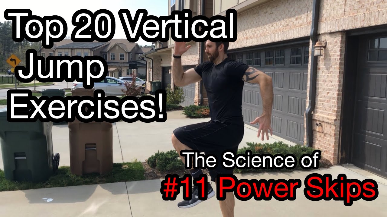 Top 20 Vertical Jump Exercise Series - #11 Power Skips - 2020 - YouTube