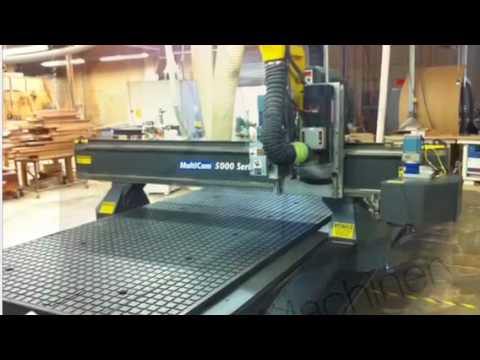 MultiCam 5000 5x20 CNC Router - YouTube