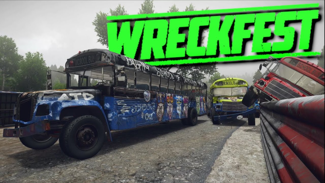 SCHOOL BUS RUSH | Wreckfest | Xbox Series X Gameplay - YouTube