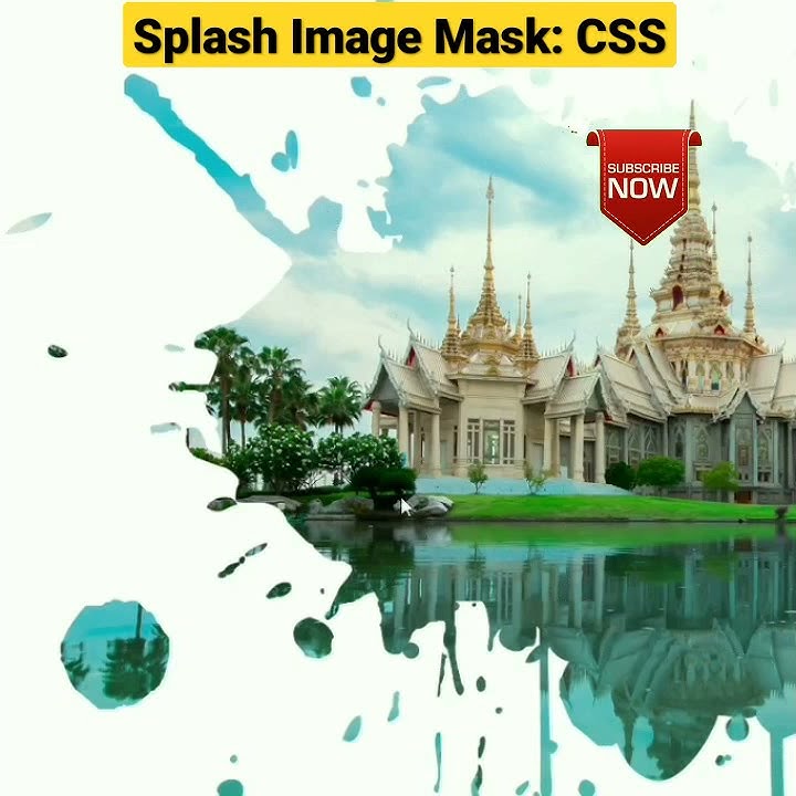 CSS: Splash Mask Image - CSS Tutorial #Shorts #Romeo #CSS3 - YouTube