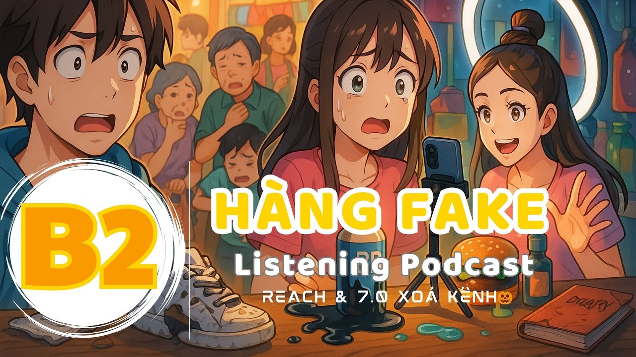 🎧 Luyện Nghe Tiếng Anh Level B2- Hàng Fake - | Listening English ...