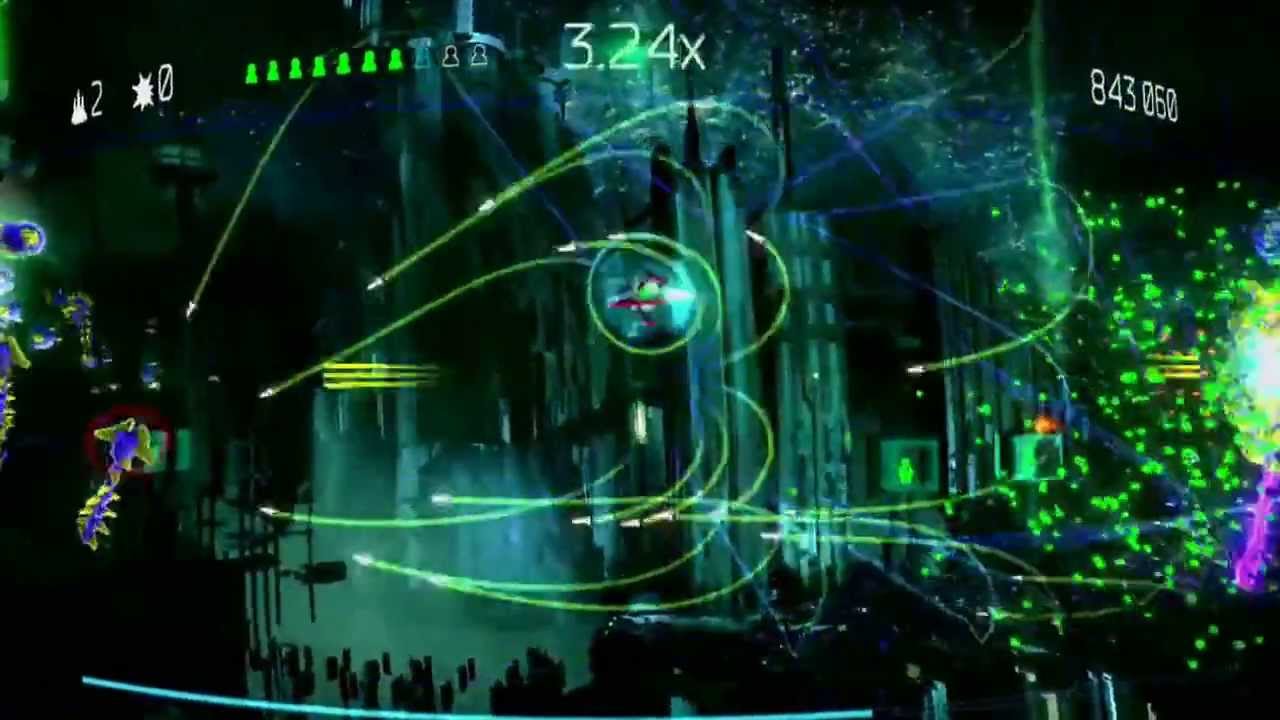 Resogun Gameplay - All Humans saved in Febris - YouTube