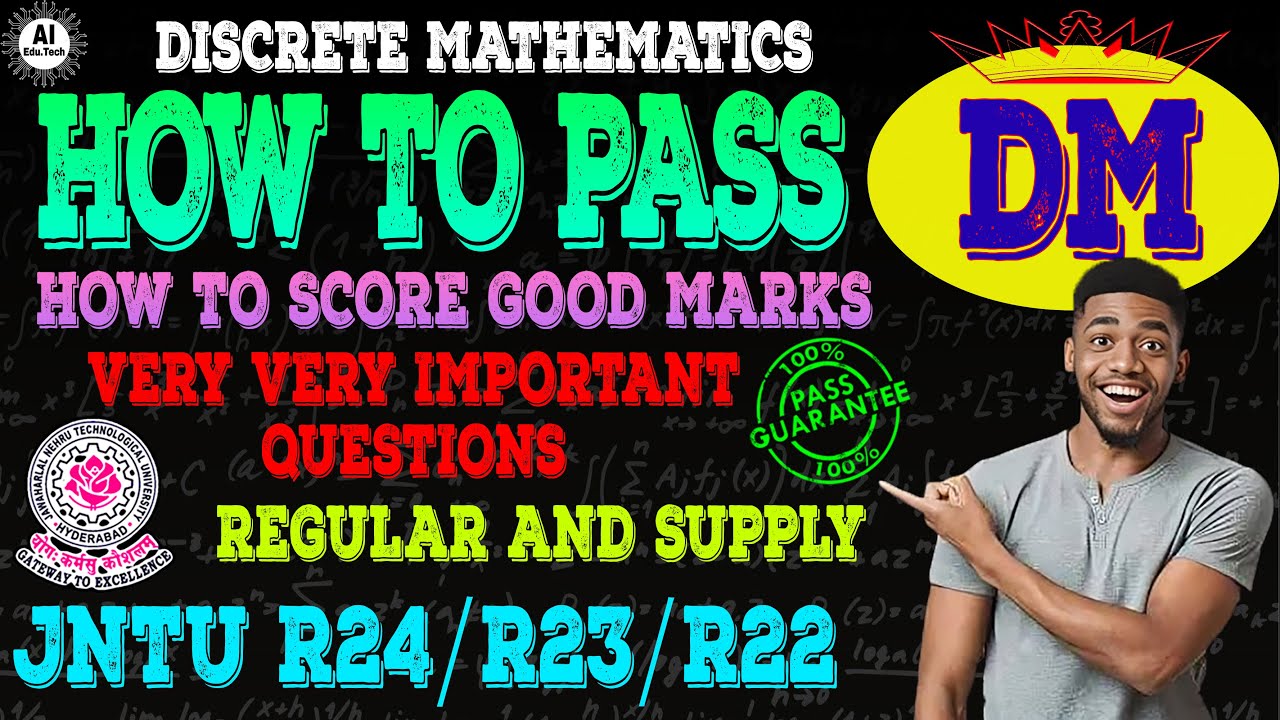DM-Important questions-How to pass-Btech 2nd year-R22-Jntuh - YouTube