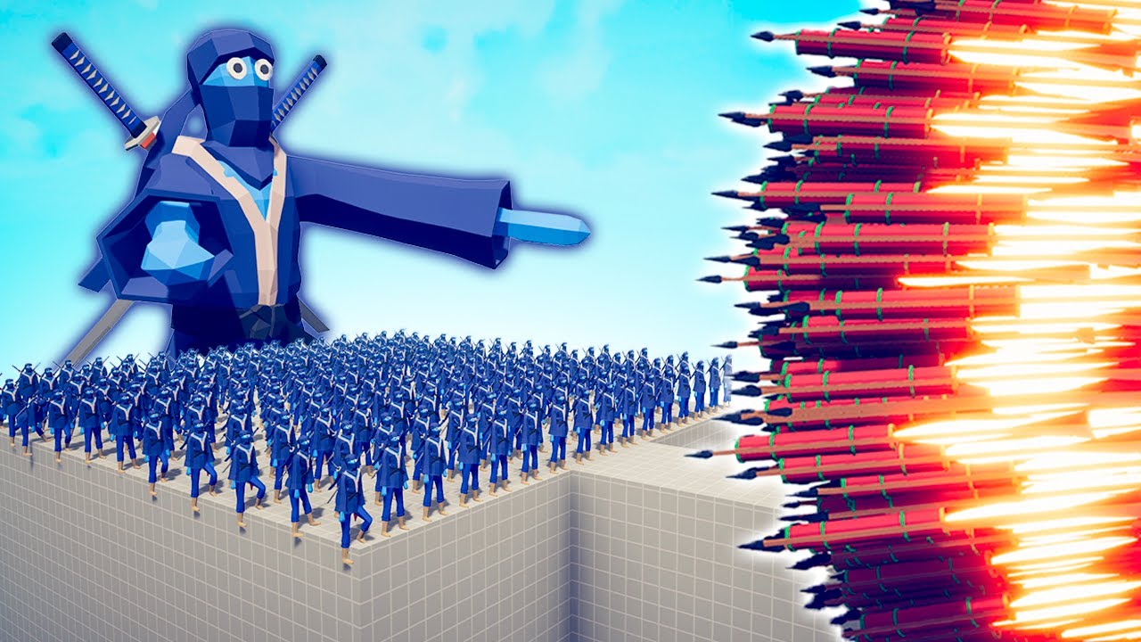 100x NINJA + GIANT vs EVERY GOD - TABS | Totally Accurate Battle ...