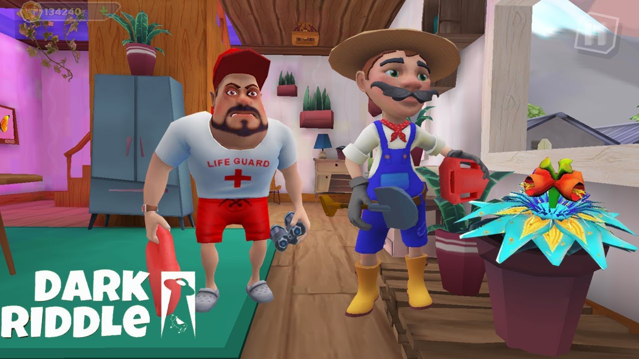 Dark Riddle CHAPTER 4 : MOD MENU GAME ( Mod Skin LIFESAVER Game Play ...