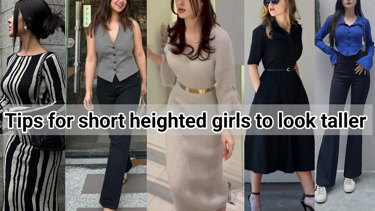 Tips for short heighted girls to look taller || THE TRENDY GIRL - YouTube