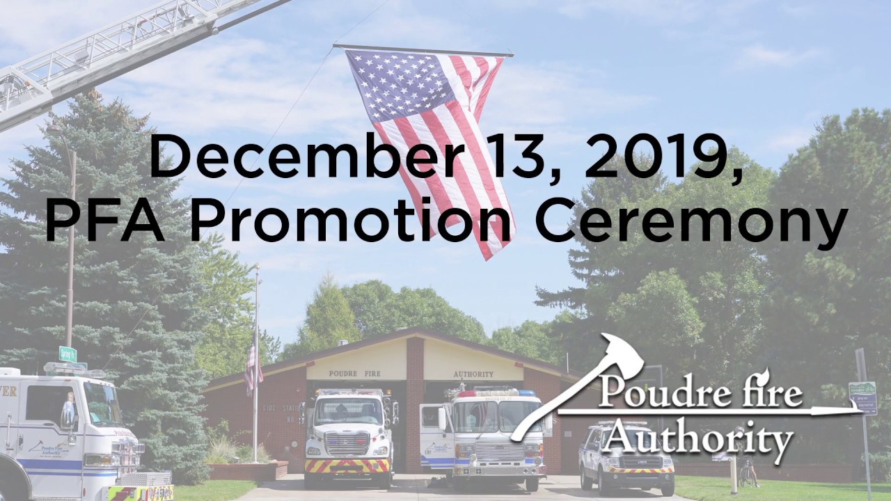 PFA Promotion Ceremony 12/13/19 - YouTube