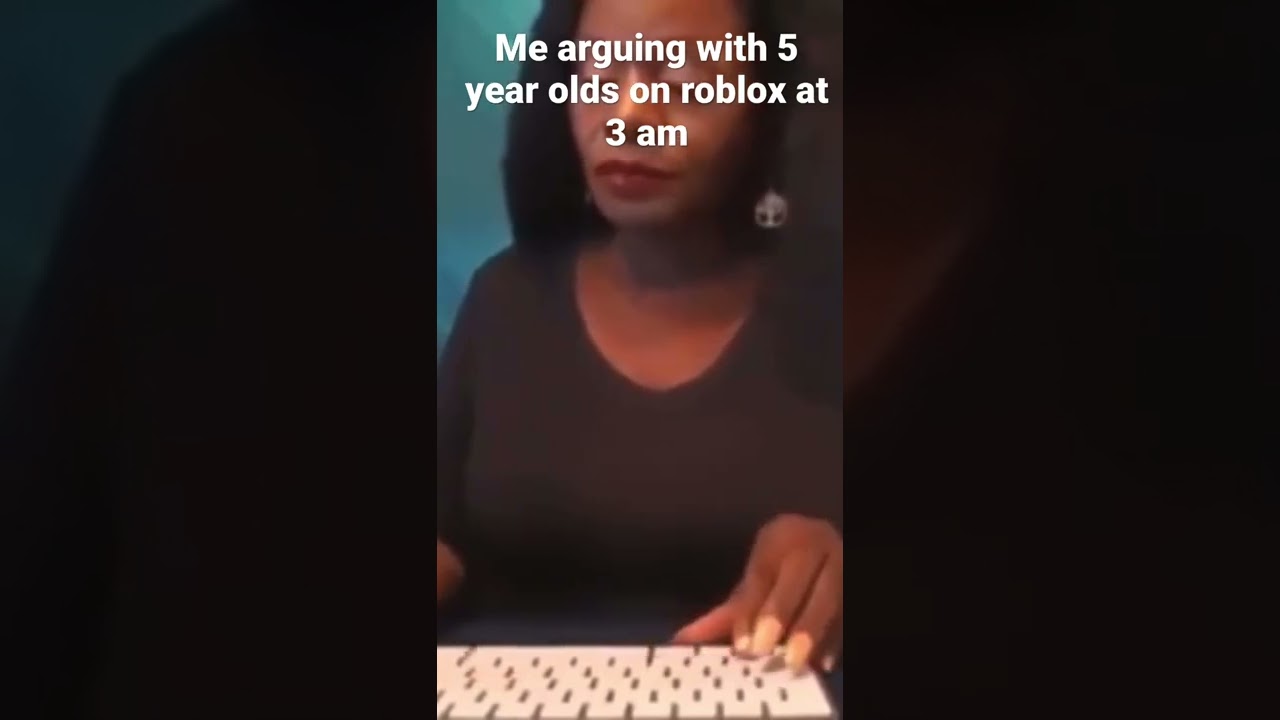 Me arguing with kids on roblox be like: 💀 #funny #meme #roblox #robux # ...