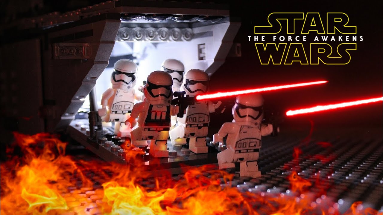 Lego Star Wars the Force Awakens Attack on Jakku Tuanul village scene ...