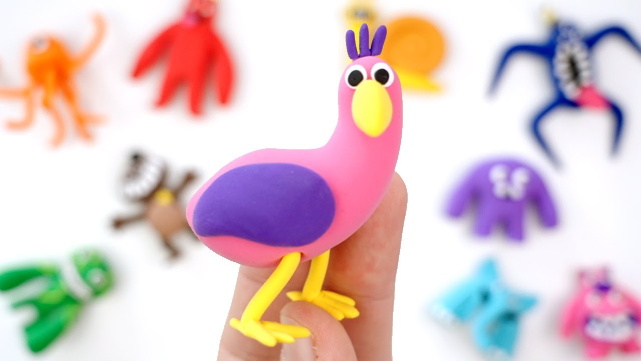 Making OPILA BIRD GARTEN of BANBAN 3 with clay - YouTube