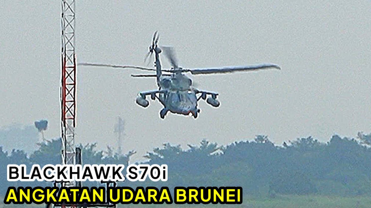 Keren .. Helikopter Blackhawk S70i Royal Brunei Airforce Atraksi Di ...