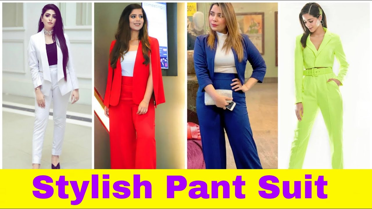 Stylish and Trendy Pant Suit Styles!! - YouTube