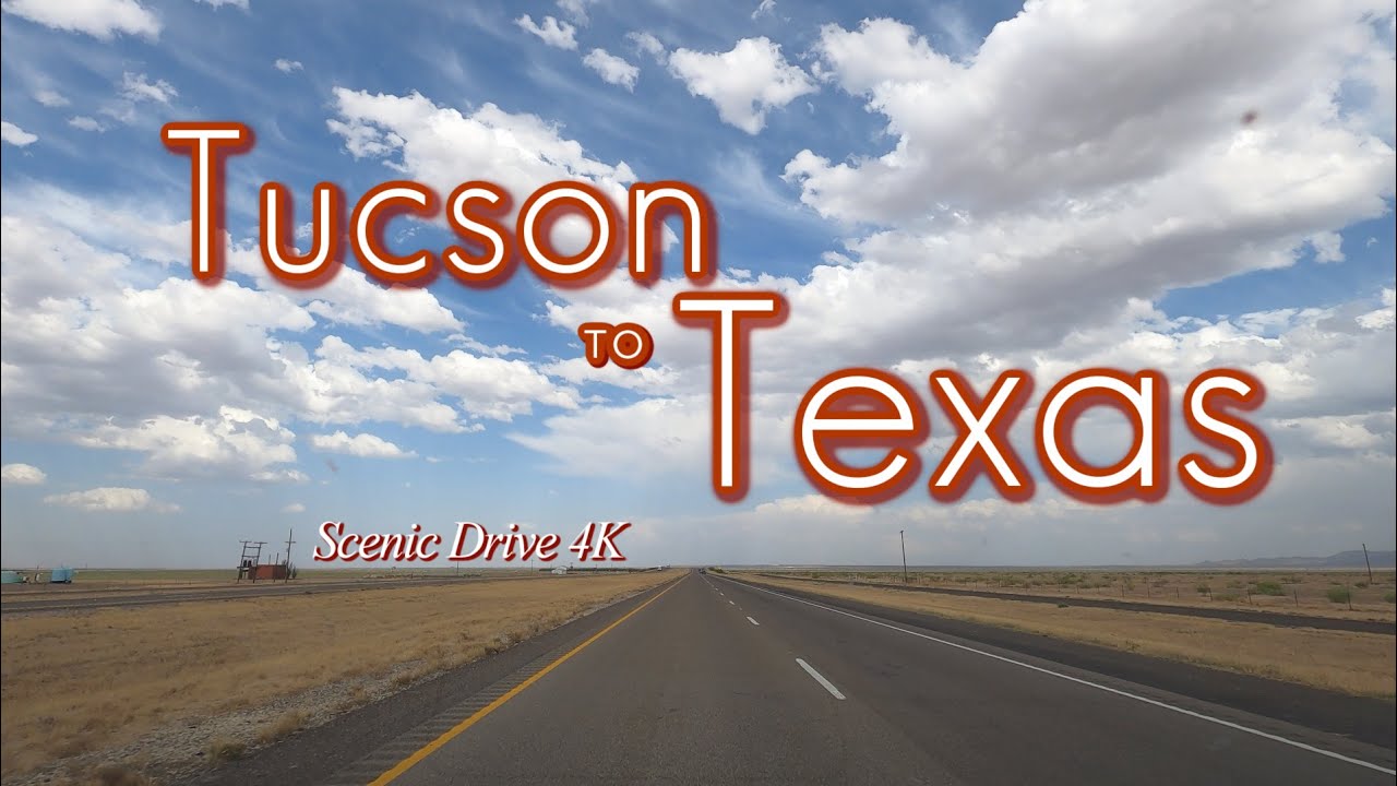 Driving in Arizona | 4K Scenic Drive Tucson to Austin Texas - YouTube
