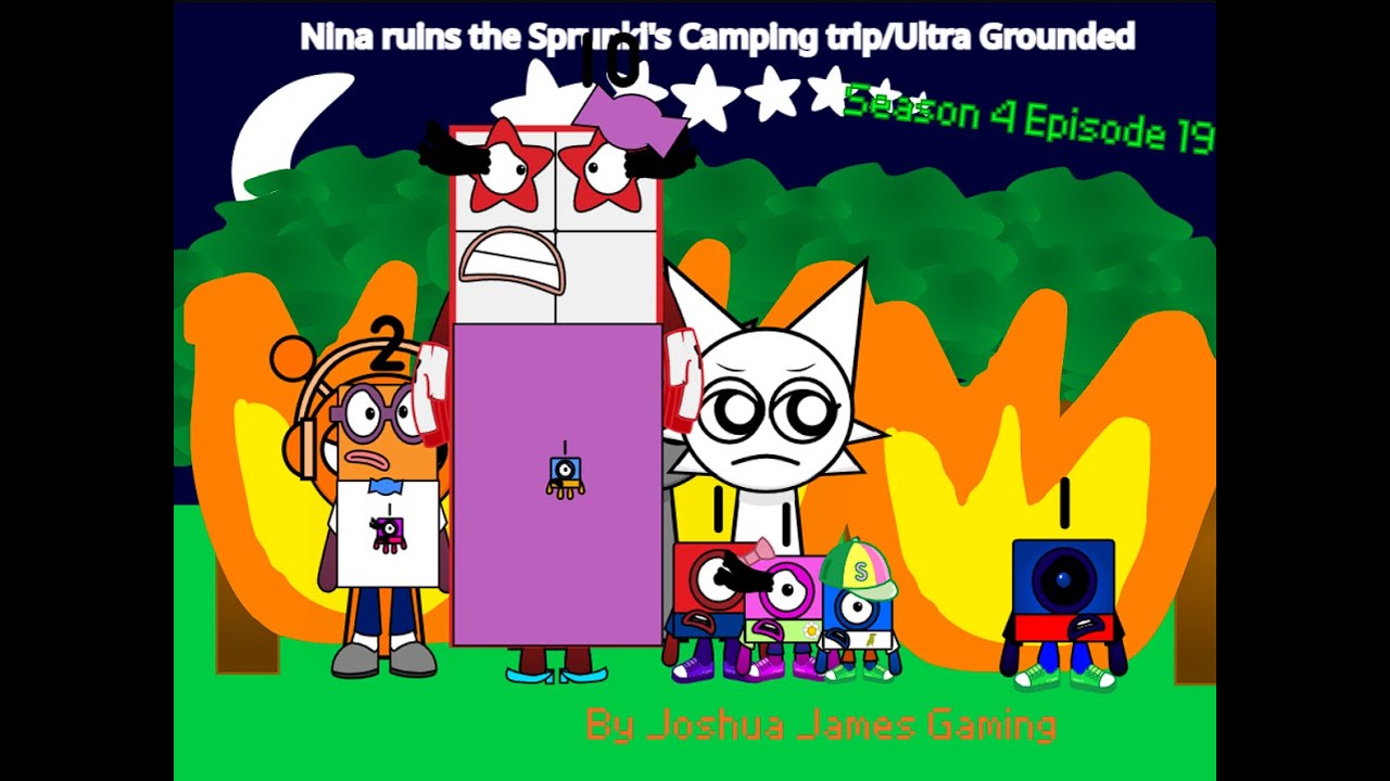 Nina Gets Grounded Ep19: Nina ruins the Sprunki's camping trip and gets ...
