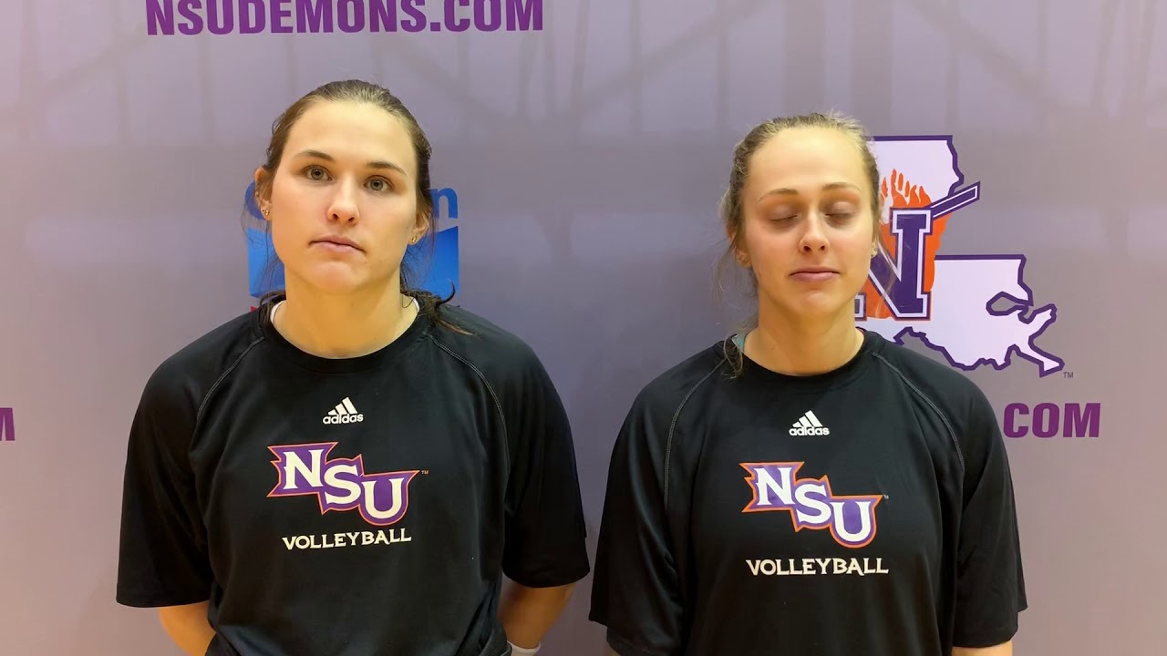 VB - Alexis Warren and Megan Lohmiller (NIVC pregame) - YouTube