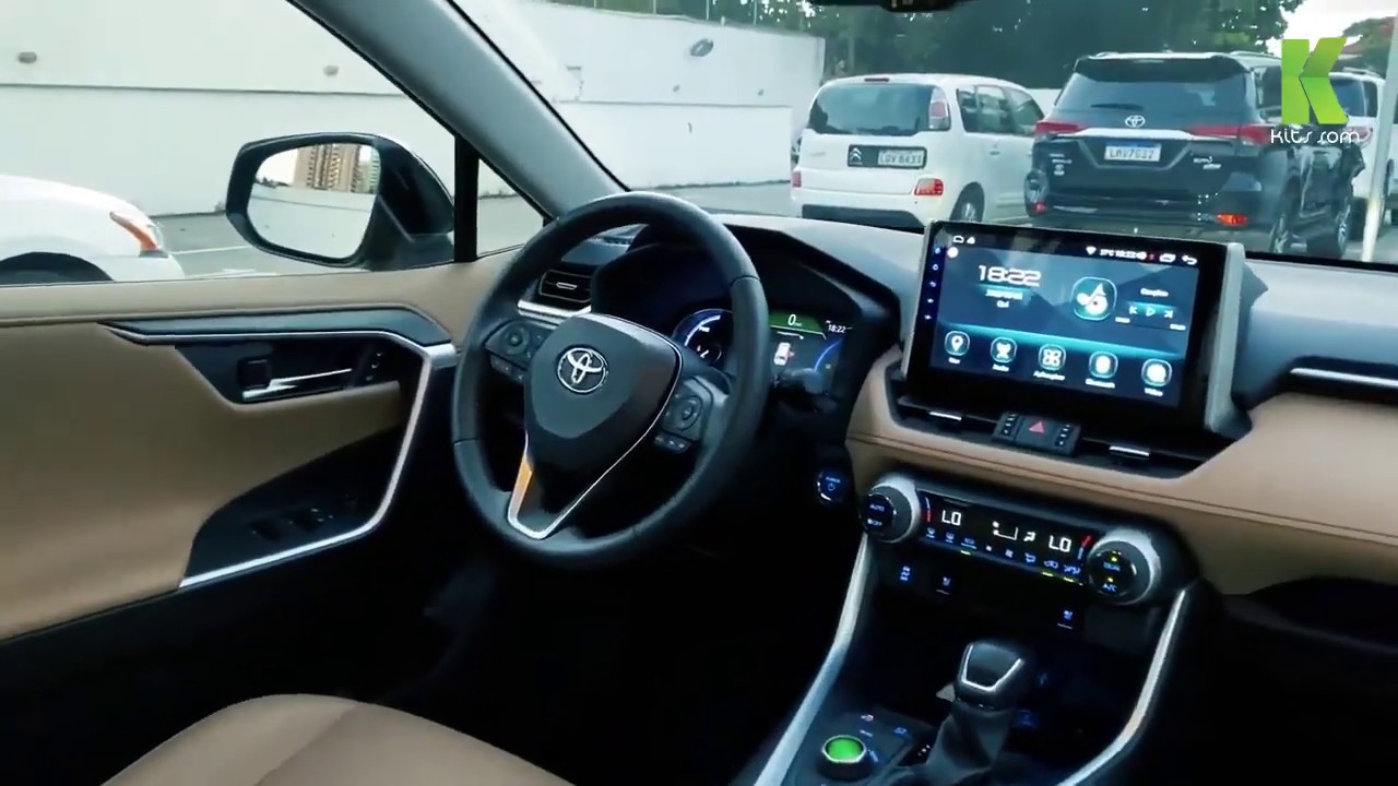 CENTRAL MULTIMÍDIA TOYOTA RAV4 2019 2020 KRONOS ANDROID MODELO OCTACORE ...
