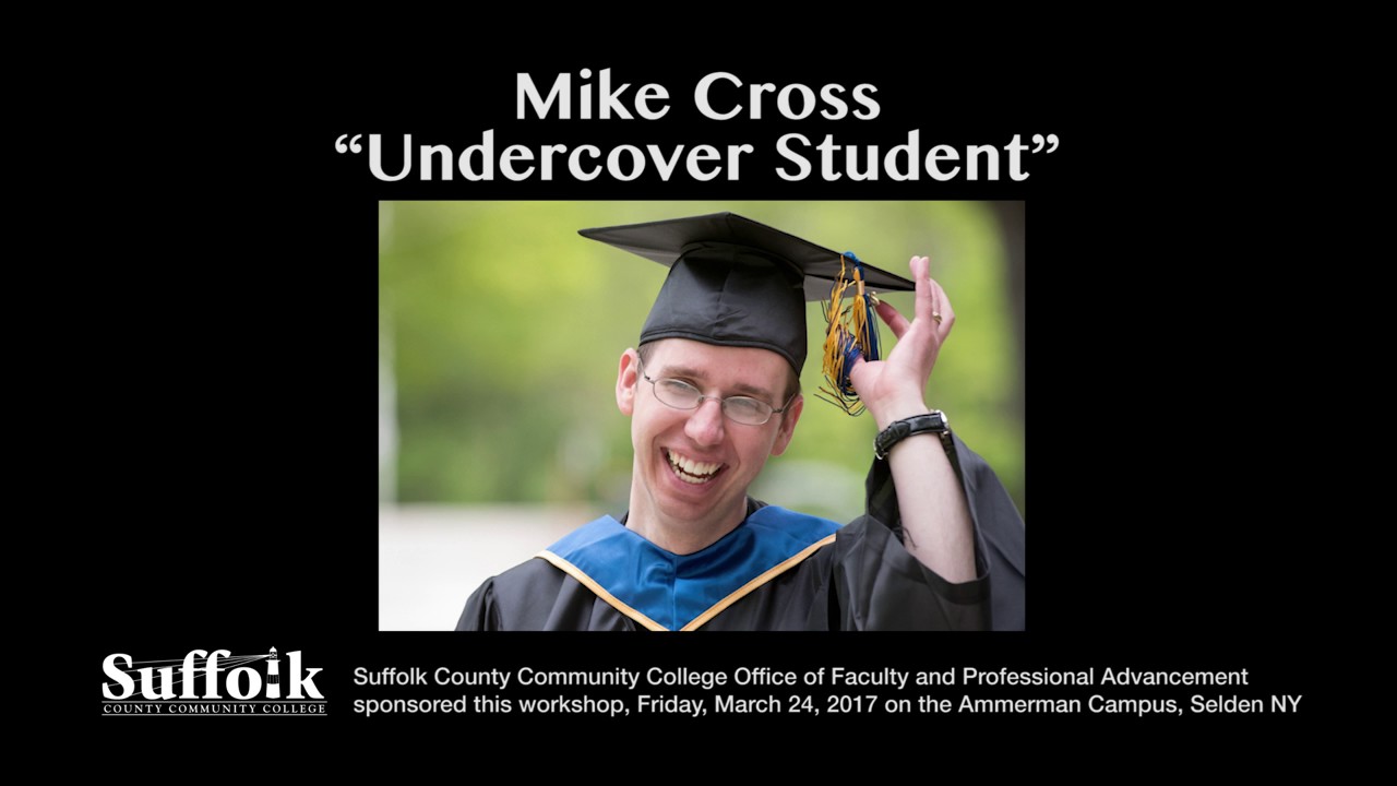 Mike Cross “Undercover Student” 2017 - YouTube