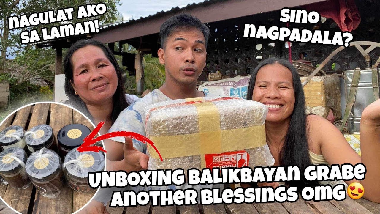 UNBOXING PANGKABUHAYAN PACKAGE BALIKBAYAN AMBONGGA NITO GRABE LAHAT NG TEAM BURIKAT MABIBIGYAN ...