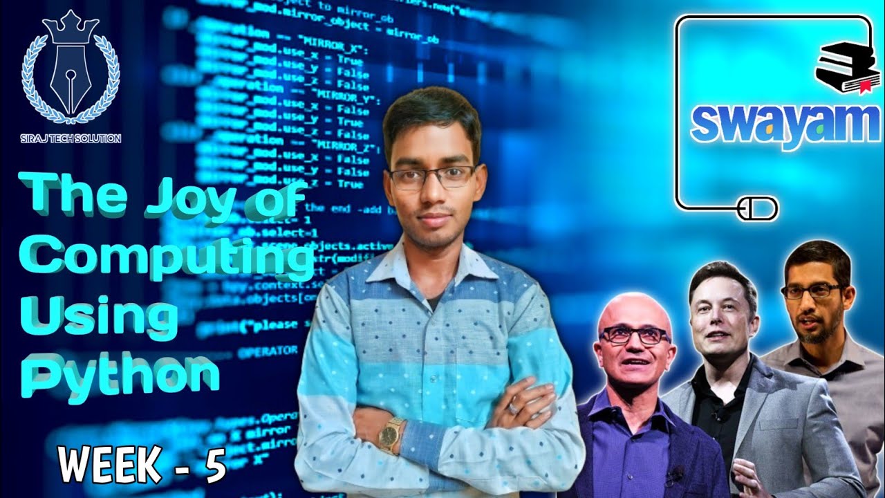 Swayam The Joy Of Computing Using Python Week 5 Programming Assignment 2 Solution Nptel