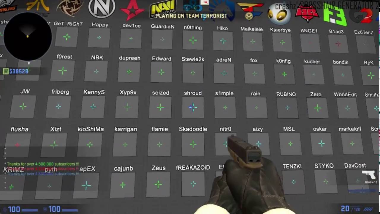 CS:GO Crosshair Tutorial,Generator 2016 - YouTube