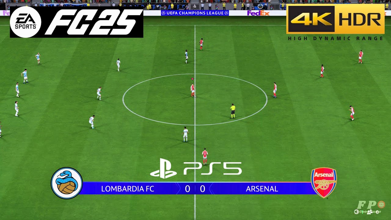 EA Sport FC 25 PS5 Next Gen Gameplay 4K HDR 60FPS UEFA Champion League ...