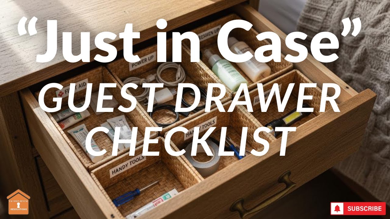 How to Stock a Guest Supplies Drawer That Wins 5-Star Reviews-093 - YouTube