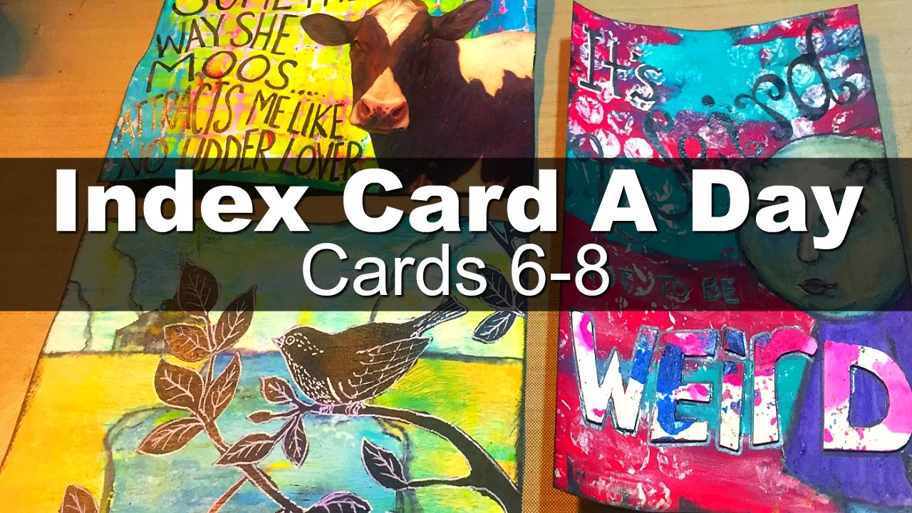 Index Card a Day - Cards 6 7 8 - YouTube
