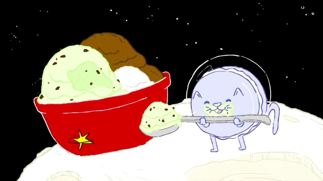 Macaroon Cat 1 hour - Parry Gripp and Peppermint Bowtie Animation - YouTube