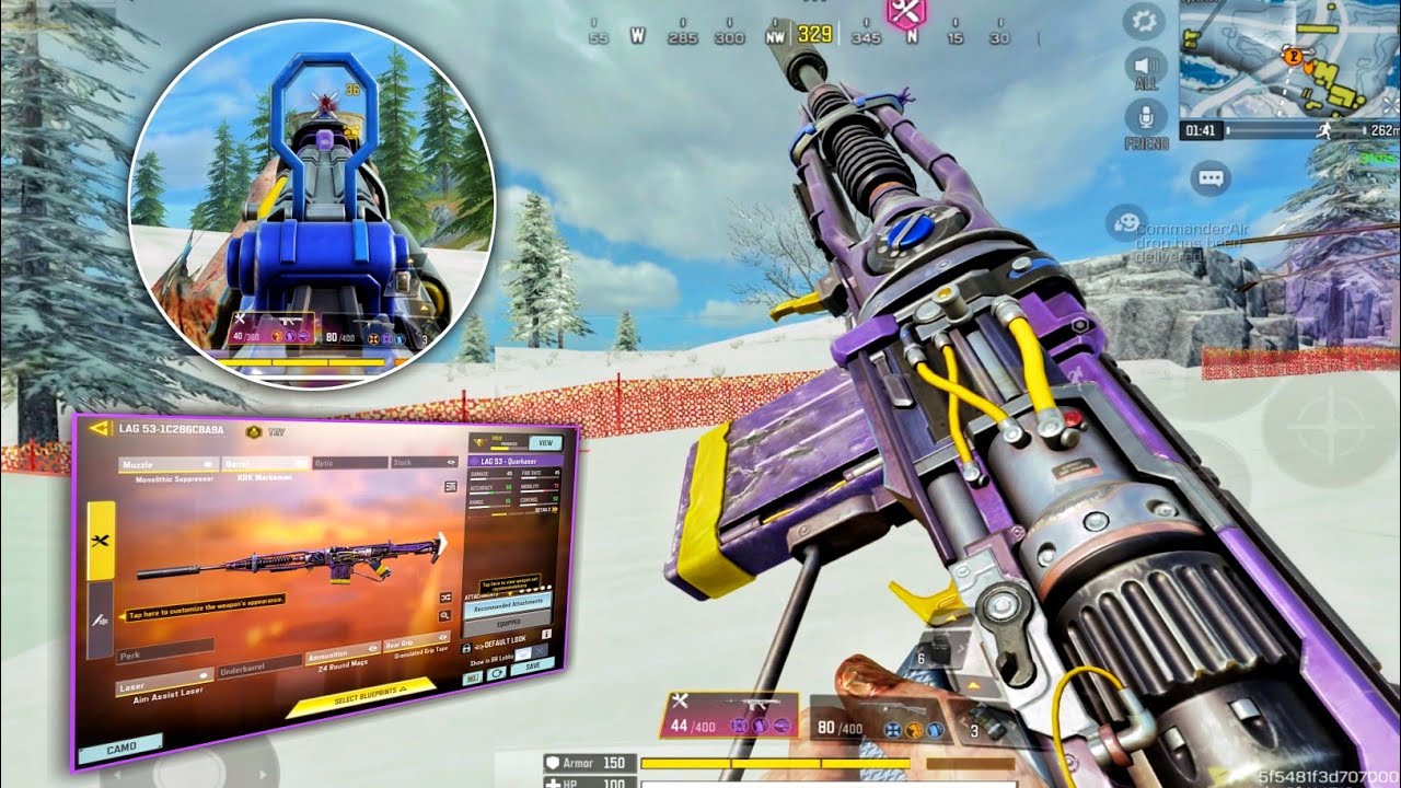 PRO Gamers Favorite LAG 53 Loadout in COD Mobile SEASON 8 | Lag 53 ...