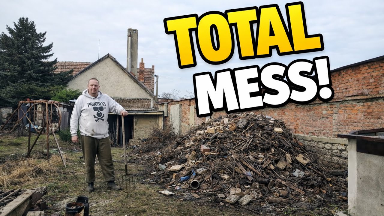 I Built My First Garden Bed in a TOTAL MESS Backyard - YouTube