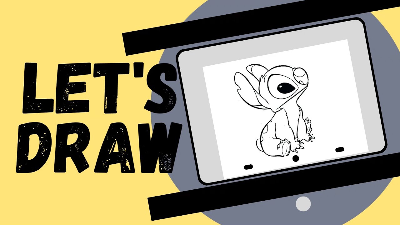 HOW TO DRAW STITCH DRAW STITCH from the movie LILO & STITCH - YouTube