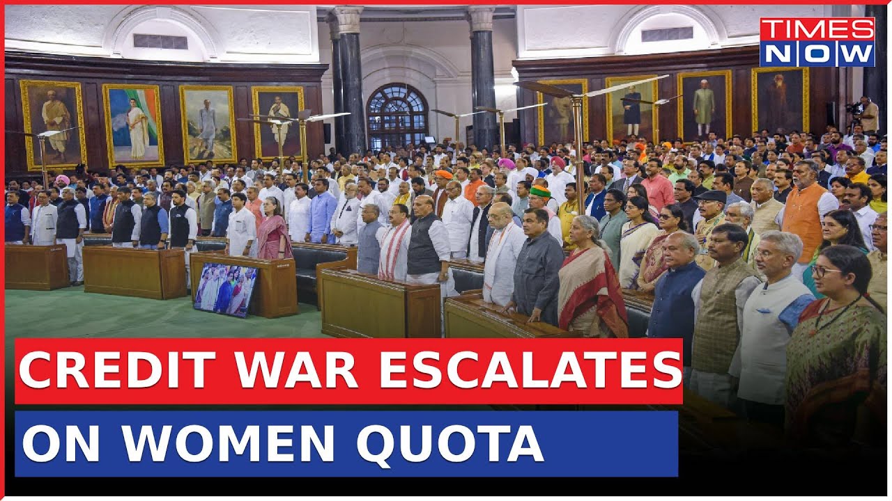 Politics Over Women Reservation Bill | Political Parties Claim Credit ...