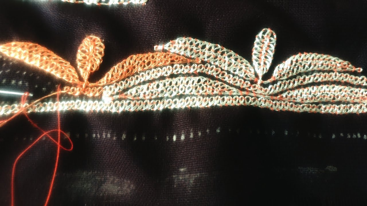 How To Make Tilla Leaf Design | Leaf Tilla Design Kaise Banaye ...