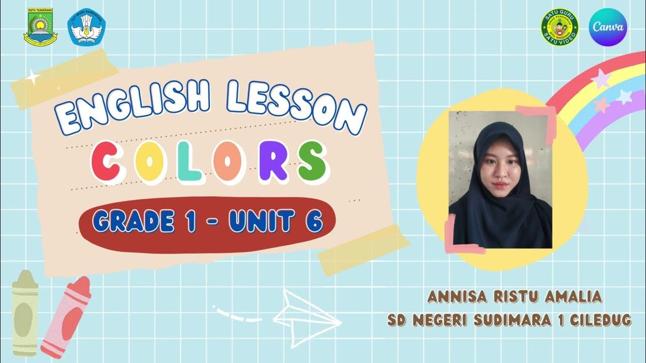 ENGLISH_COLORS_GRADE 1_UNIT 6 - YouTube