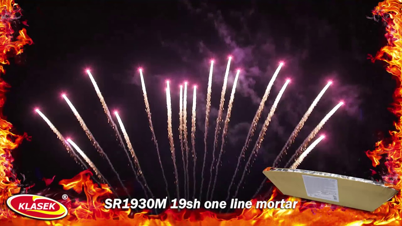 SR1930M One line mortar Fan shape 19/30mm - YouTube