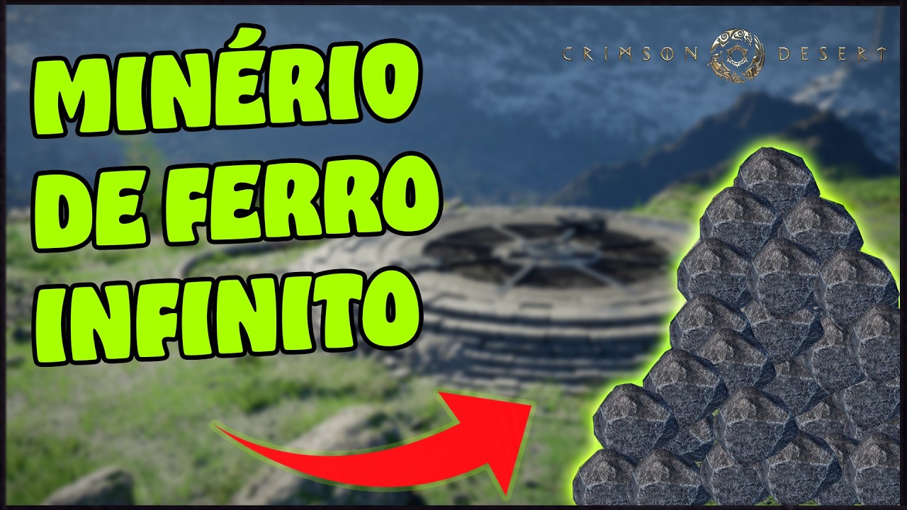 MINÉRIO DE FERRO INFINITO EM CRIMSON DESERT! - YouTube