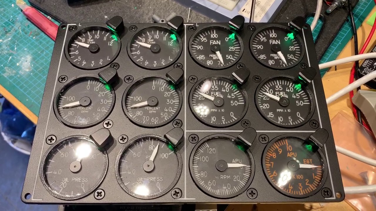 A10C Engine cluster - YouTube