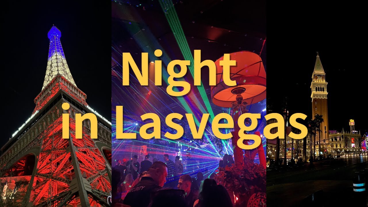 [VLOG]Lasvegas Night Club ㅣ XS pool party l Paris Hotel l 라스베가스에서의 밤ㅣ클럽 ...