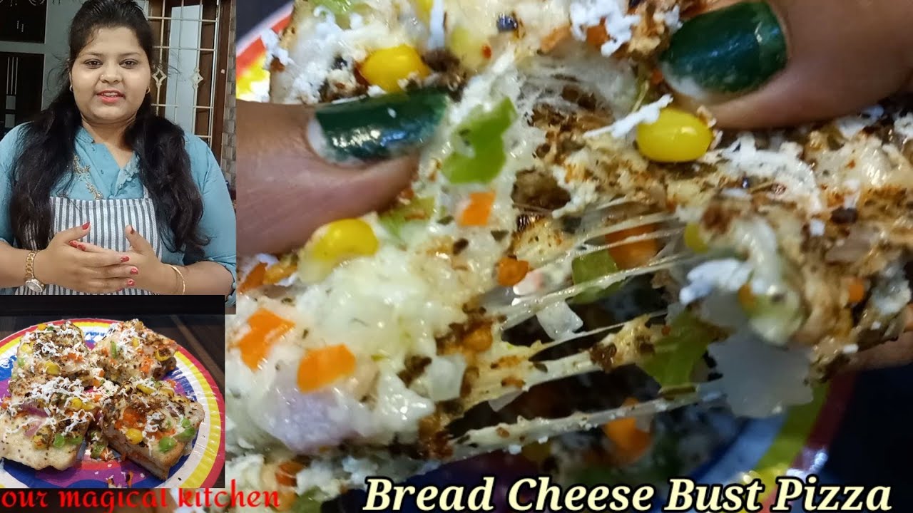 Bread cheese bust pizza || bread pizza 🍕|| Instant Street style - YouTube